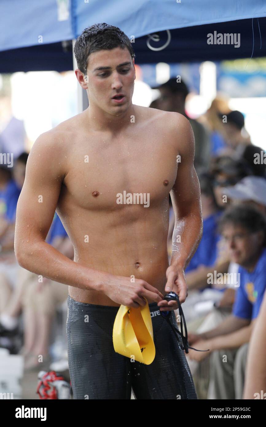 Jacob Pebley, of Berkeley, California, in the Men's 200m Backstroke ...