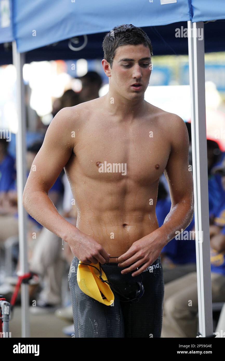 Jacob Pebley, of Berkeley, California, in the Men's 200m Backstroke ...
