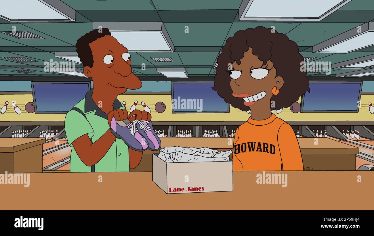 THE SIMPSONS, left: Carl Carlson (voice: Alex Desert), Carl Carlson ...