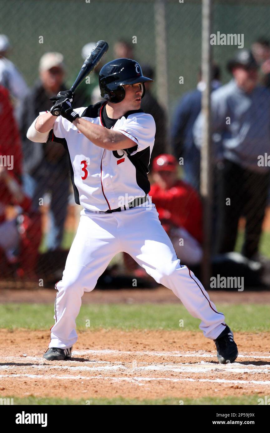 February 28, 2010: Shortstop Chris Peters of the Cincinnati Bearcats ...
