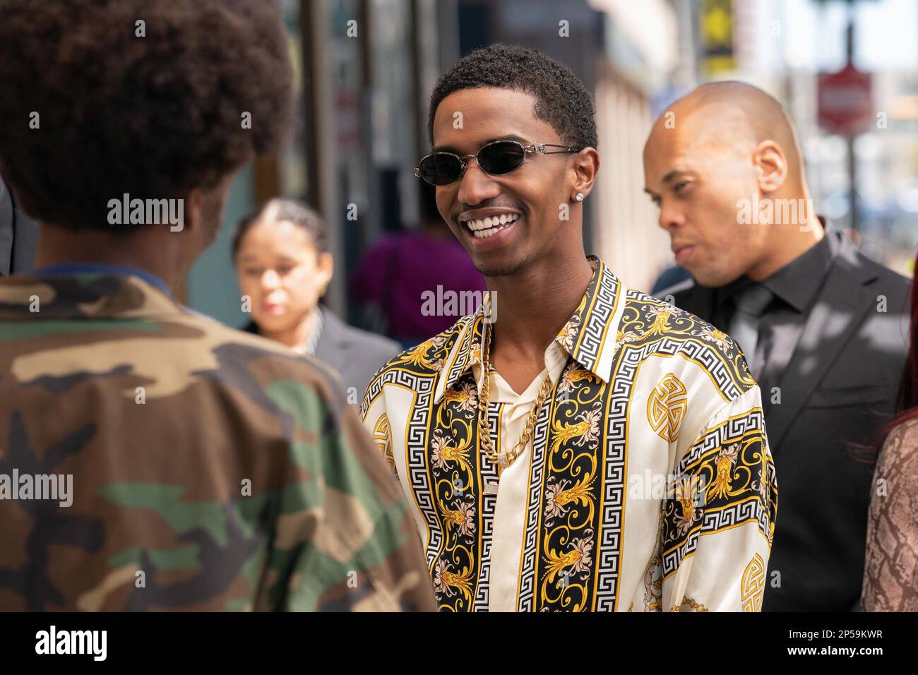 WU-TANG: AN AMERICAN SAGA, center: Christian Combs as Puff Daddy, All I ...