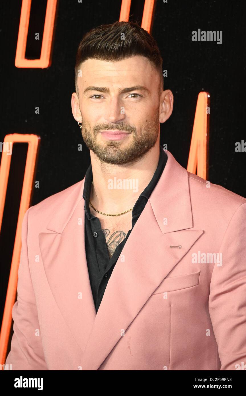 London, UK. 06/03/2023, Jake Quickenden attends the UK gala screening ...