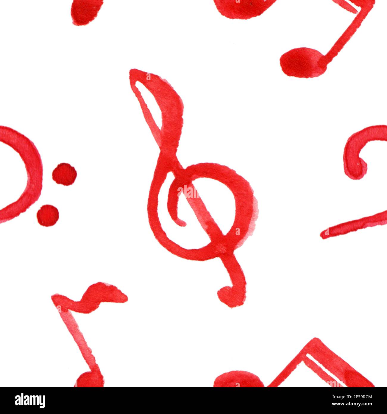 Seamless colorful music notes pattern Cut Out Stock Images & Pictures ...
