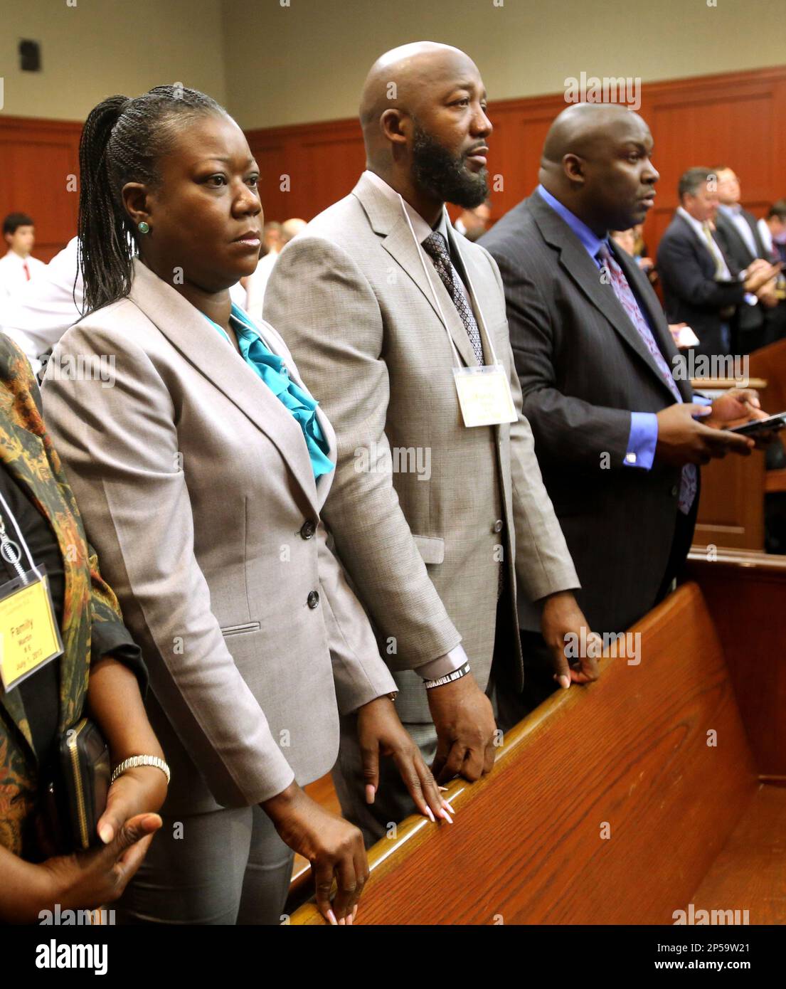 The parents of Trayvon Martin, Sybrina Fulton, left, and Tracy Martin ...