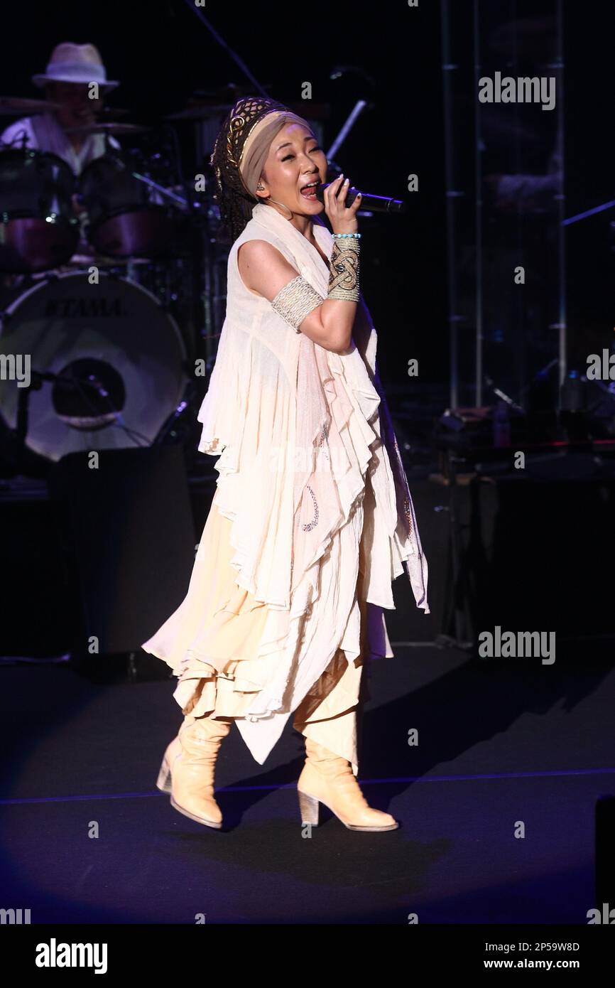 Japanese singer MISIA held concert in Taipei, Taiwan, China on Saturday ...