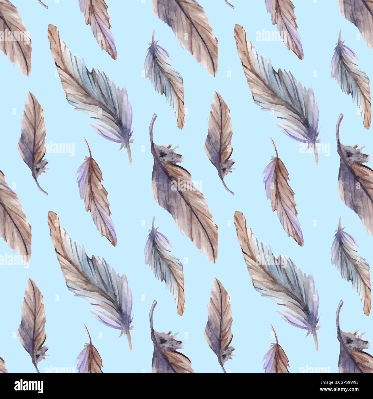 Seamless watercolour ethnic Stock Vector Images - Alamy