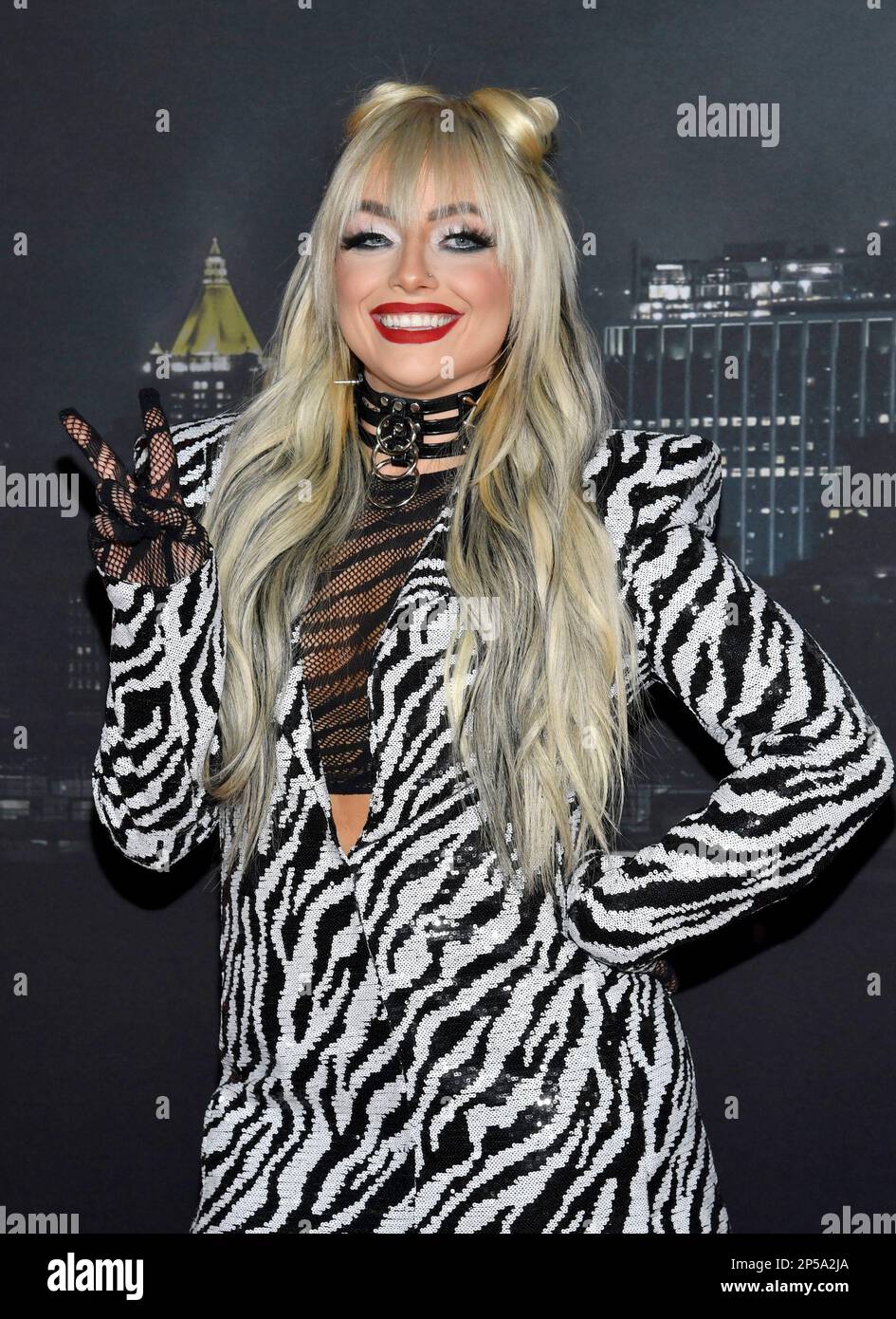 Liv Morgan attends the world premiere of "Scream VI" at AMC Lincoln ...