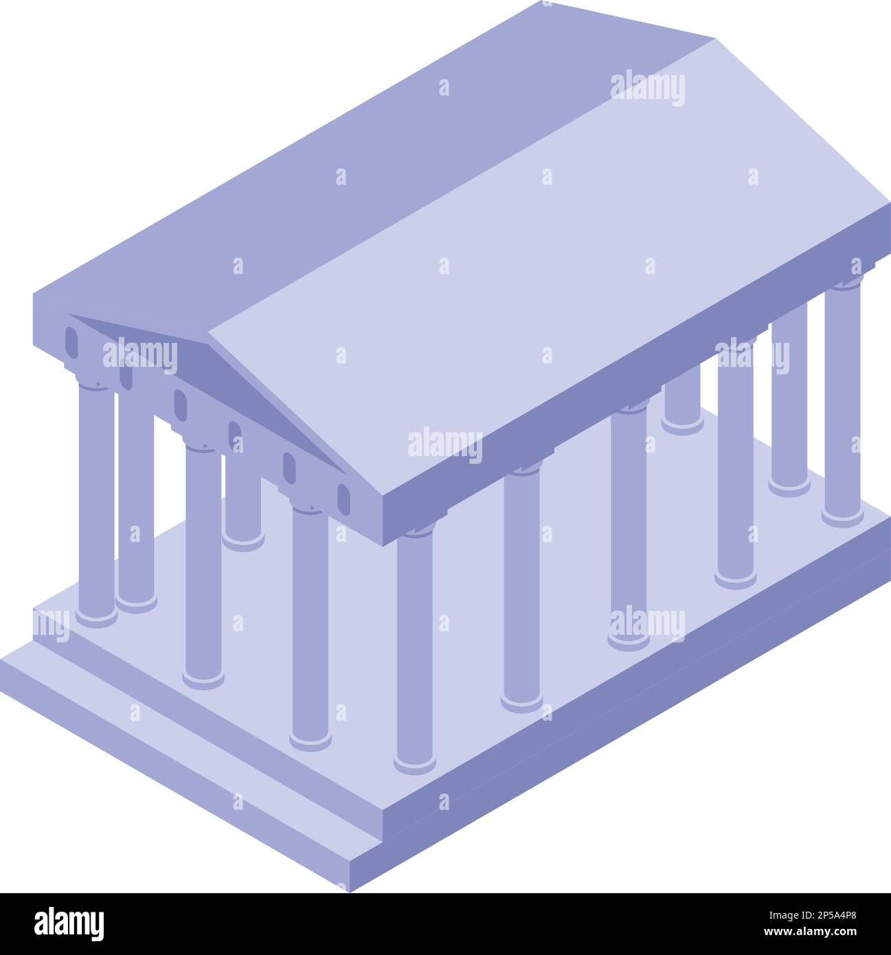 Greek temple icon isometric vector. Greece history. Classic culture ...