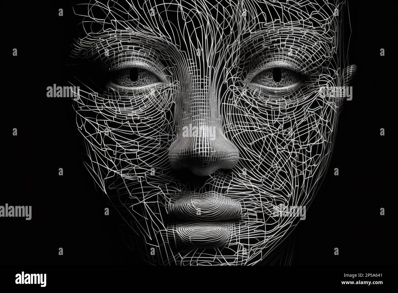 Female Face Profile Front