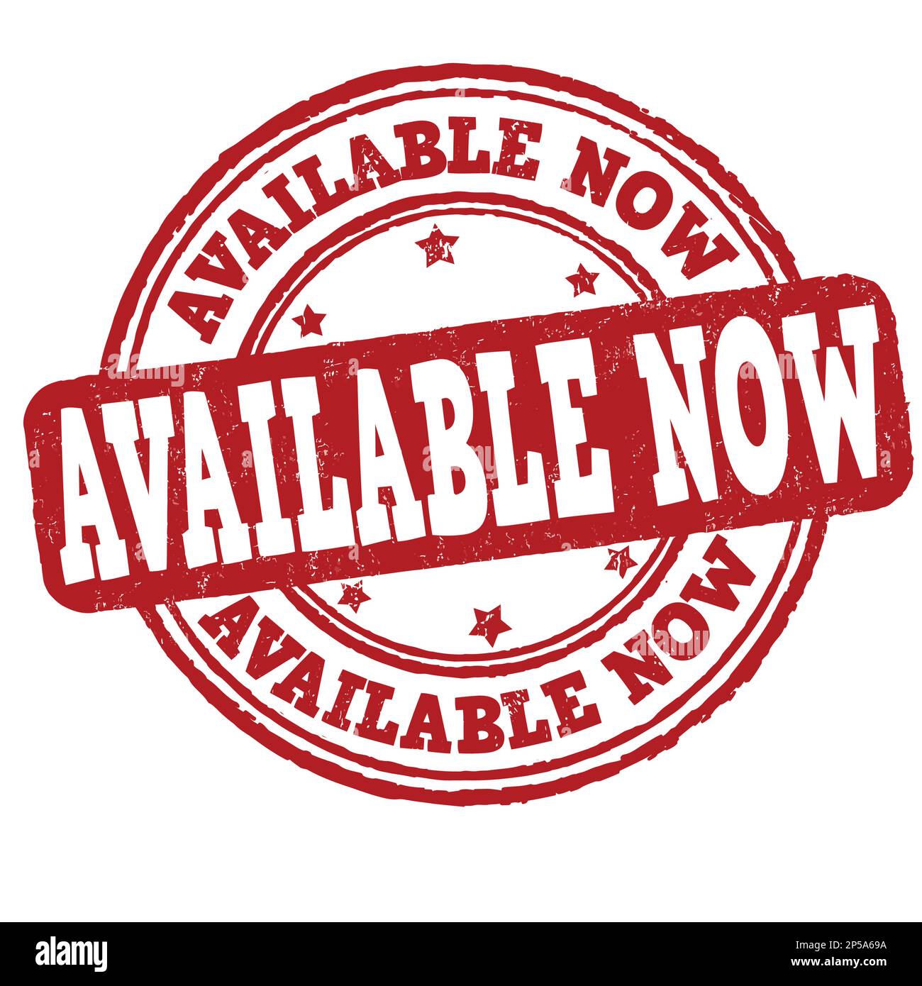 Available now grunge rubber stamp on white background, vector illustration Stock Vector Image ...
