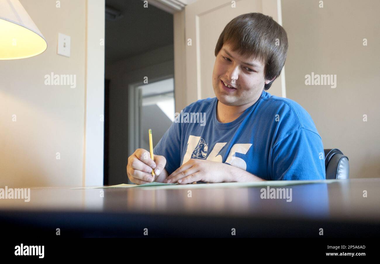 ADVANCE FOR USE MONDAY, JULY 1, AND THEREAFTER - Noah Boyce works with ...