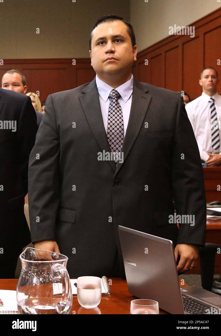 George Zimmerman stands as judge Debra Nelson arrives in Seminole ...