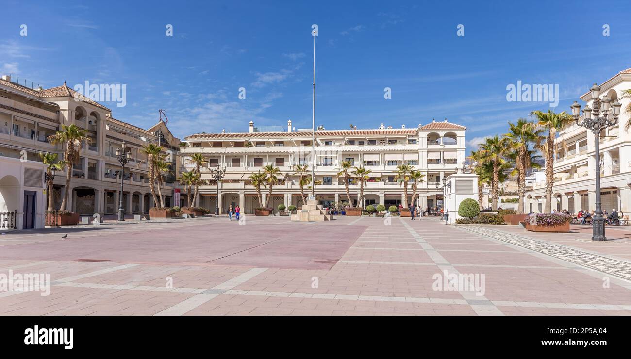 Nerja town square spain hi-res stock photography and images - Alamy