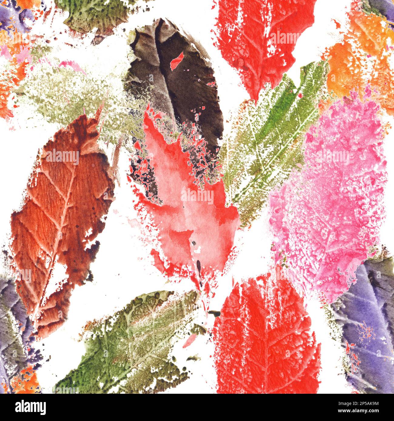 Autumn fall dried tree leaf seamless pattern texture background Stock Photo - Alamy