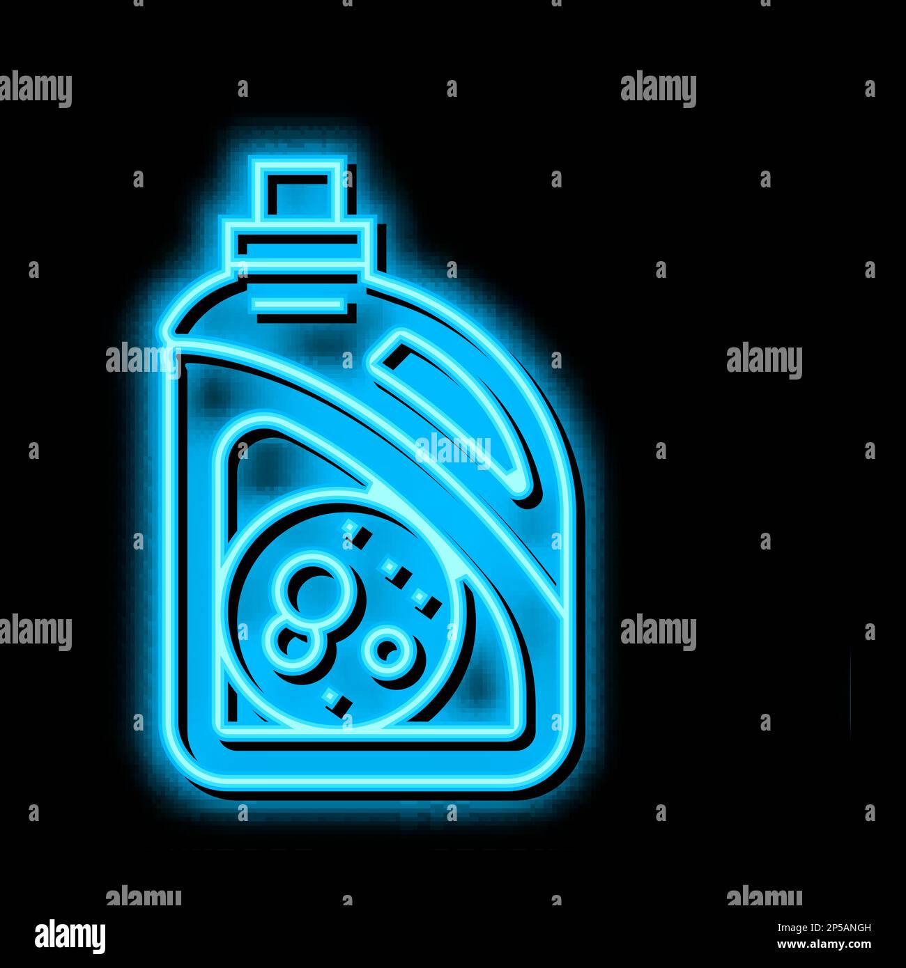 enzyme powder neon glow icon illustration Stock Vector Image & Art - Alamy