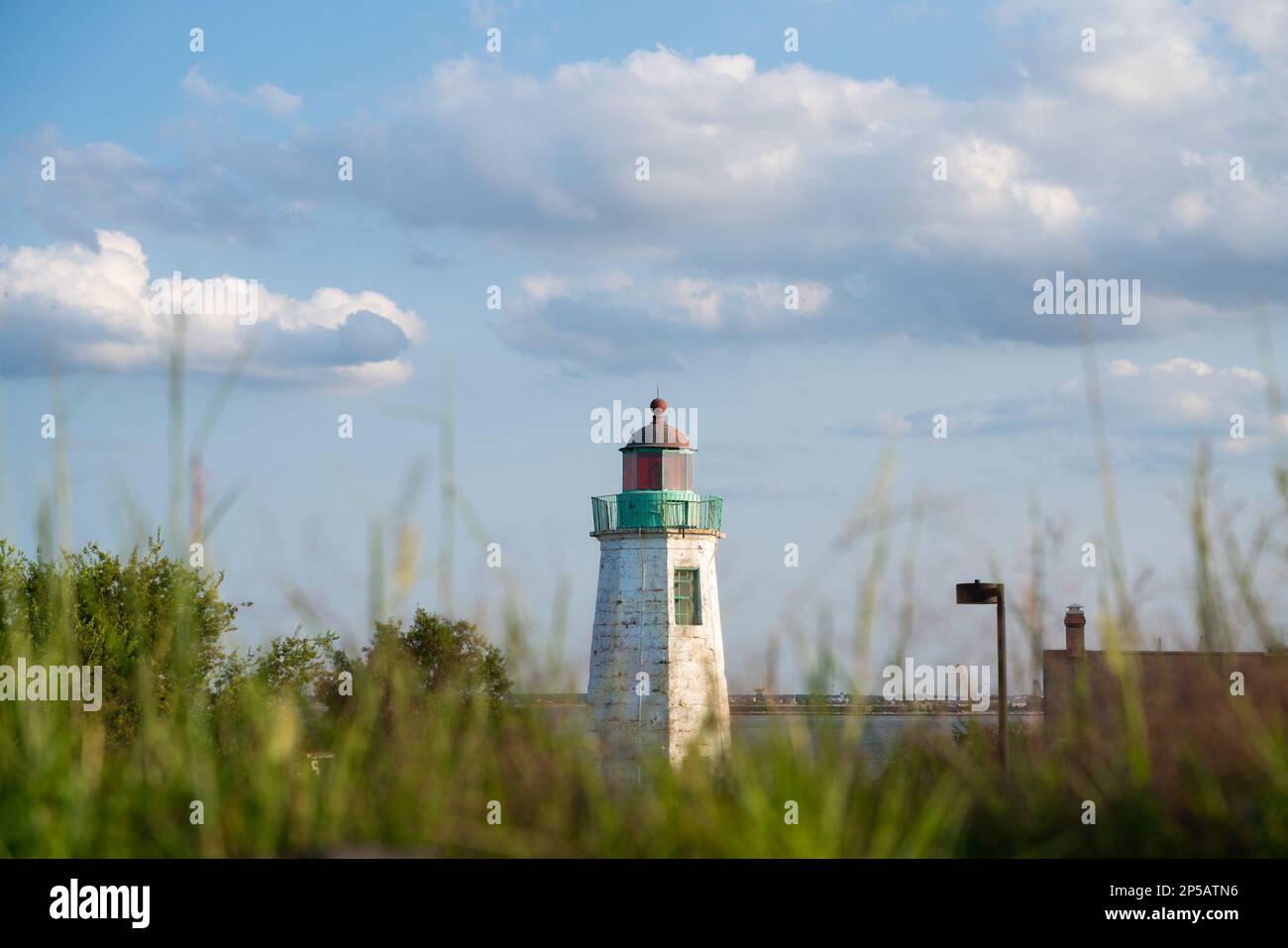Historic Old Point Comfort Lighthouse in Hampton VA Stock Photo - Alamy