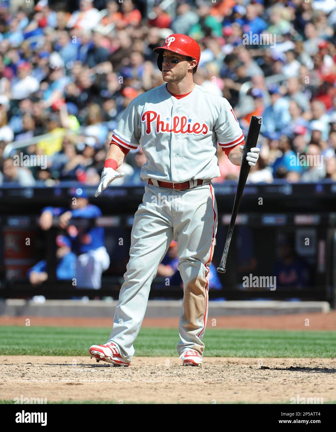 Philadelphia Phillies outfielder Lance Nix (19) during game against the ...