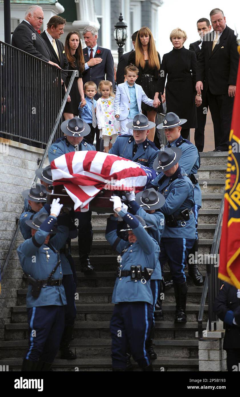 Jan Cellucci, third from right, widow of former Massachusetts governor ...