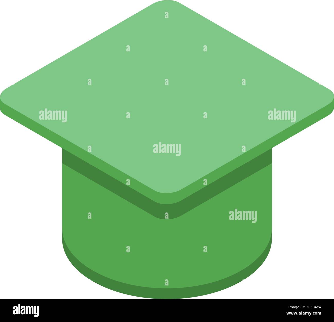 Green Graduation Hat Clip Art