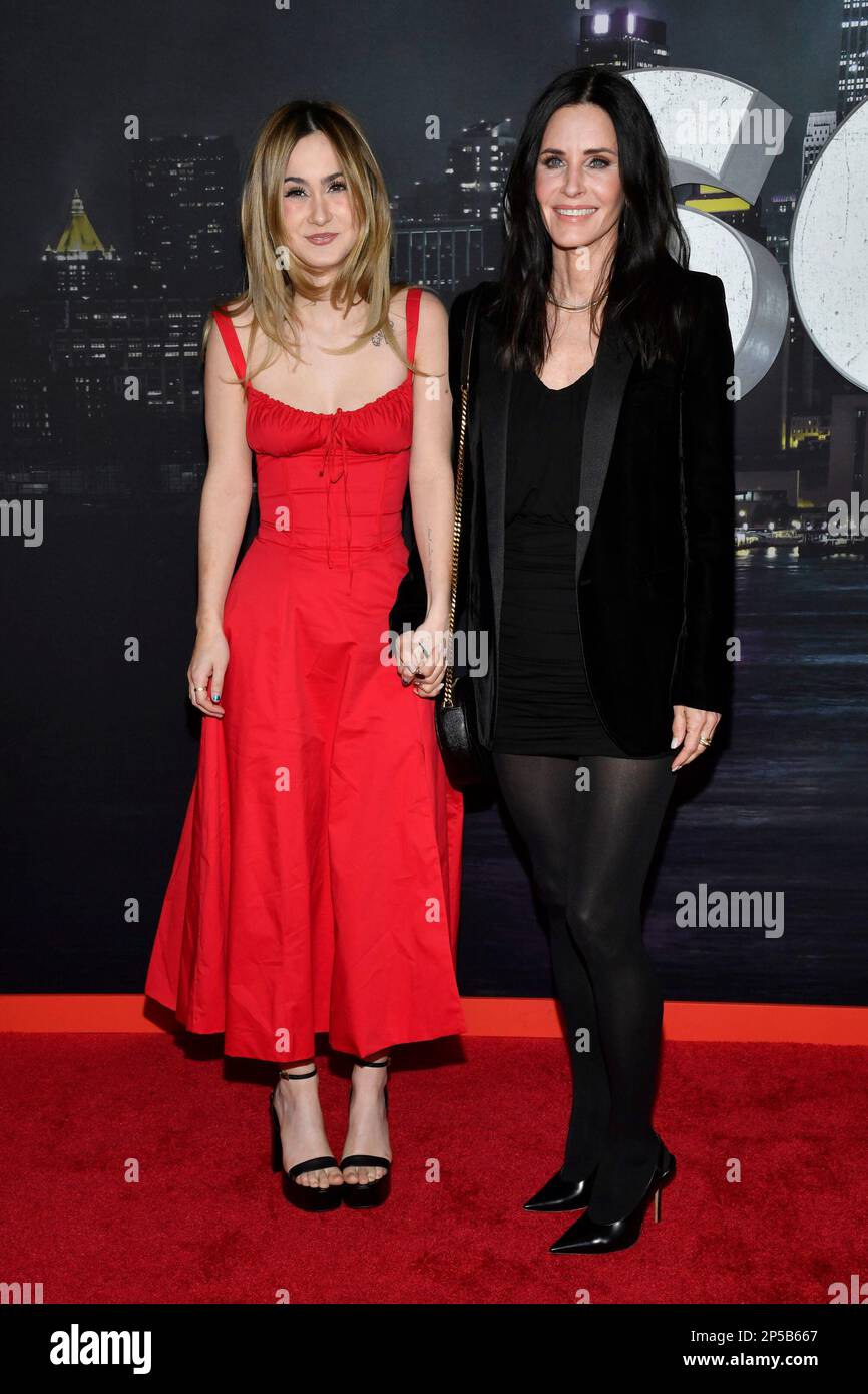 Courteney Cox, right, and Coco Arquette attend the world premiere of ...