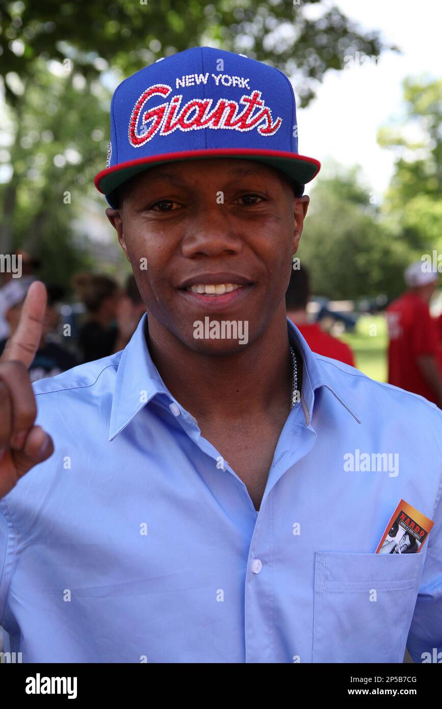 Boxer Zab Judah is seen in the parade of champions during the 2013 ...