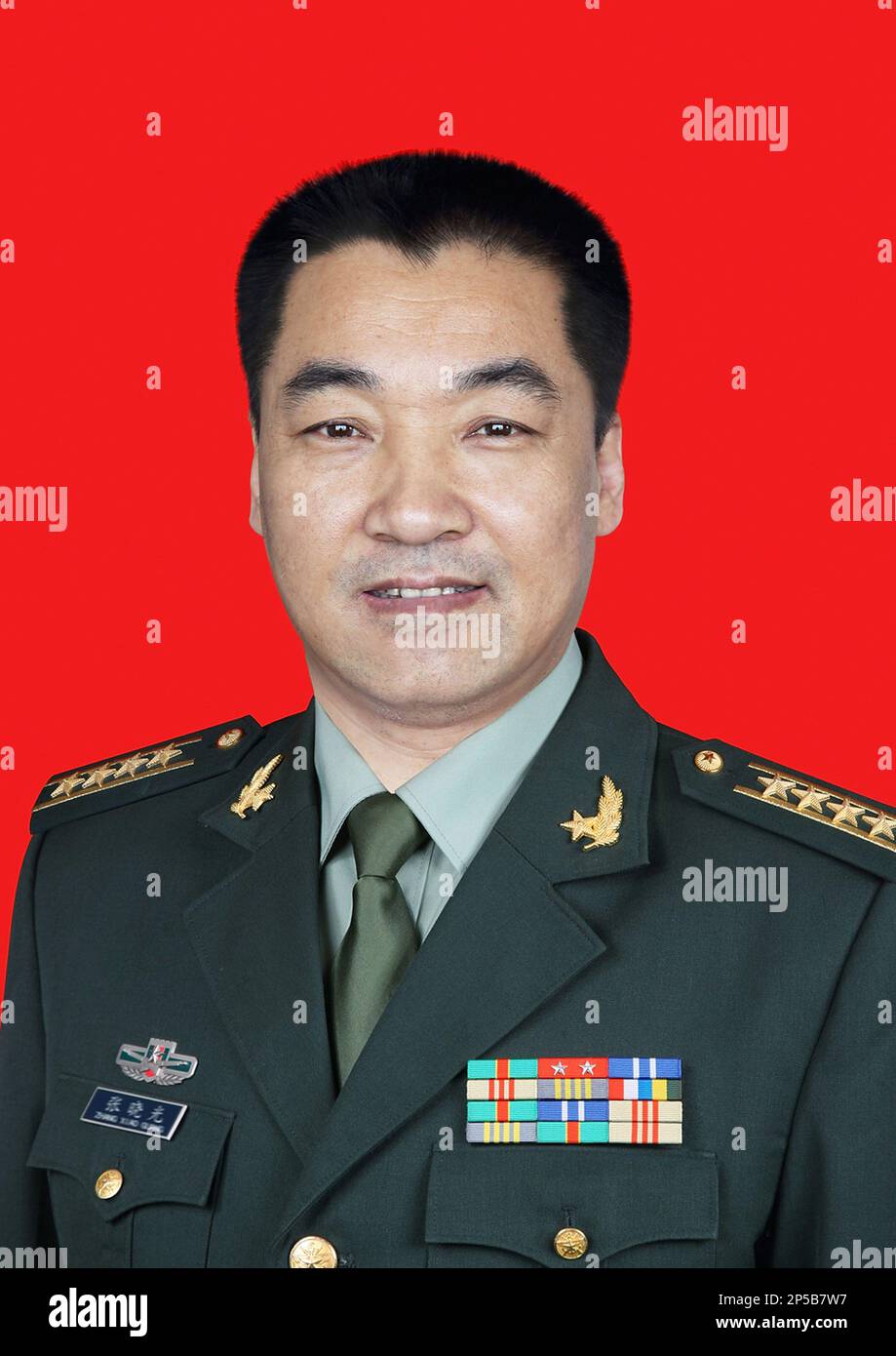 File photo of male astronaut Zhang Xiaoguang who will be sent into ...