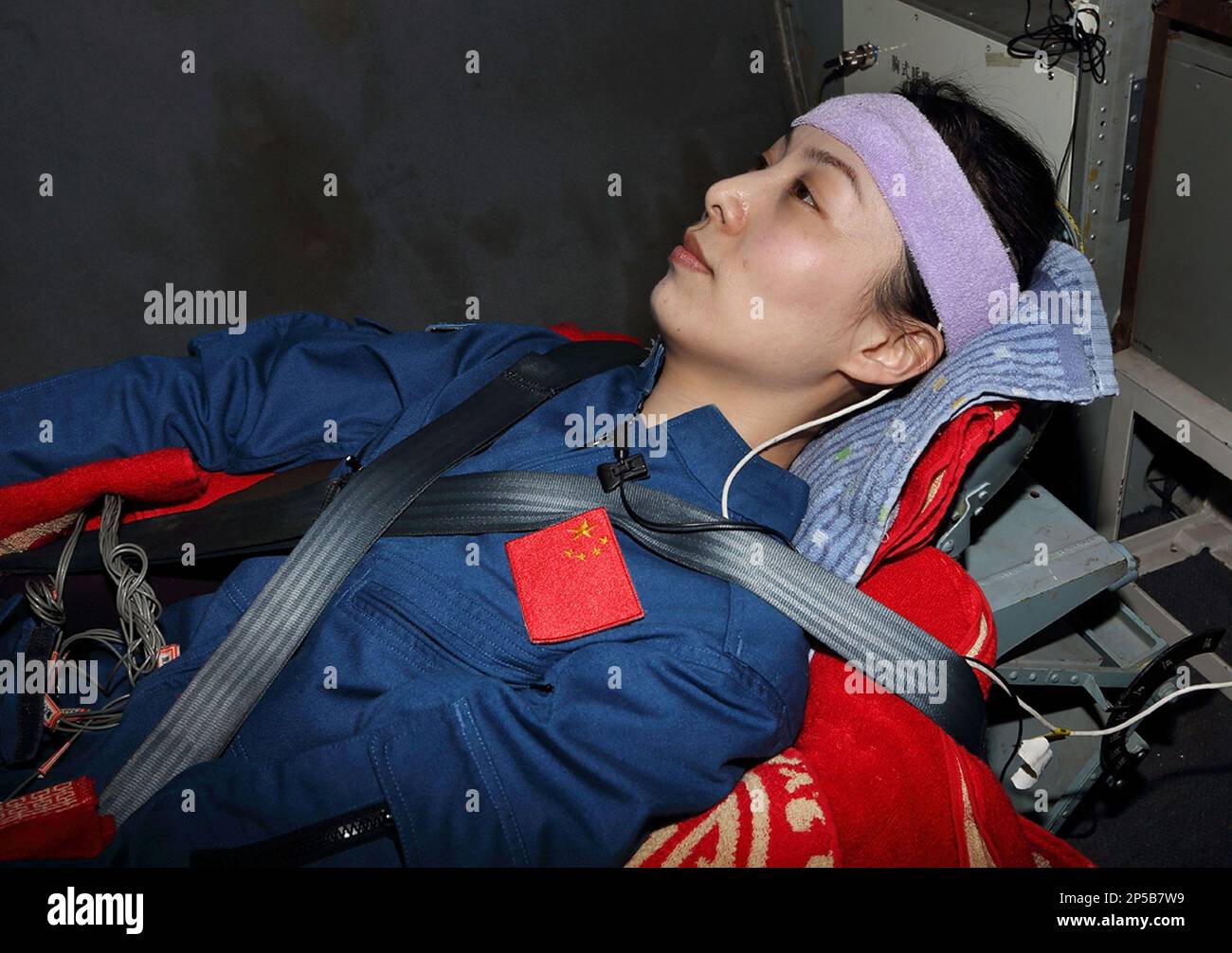 File photo shows female astronaut Wang Yaping, who will be sent into ...