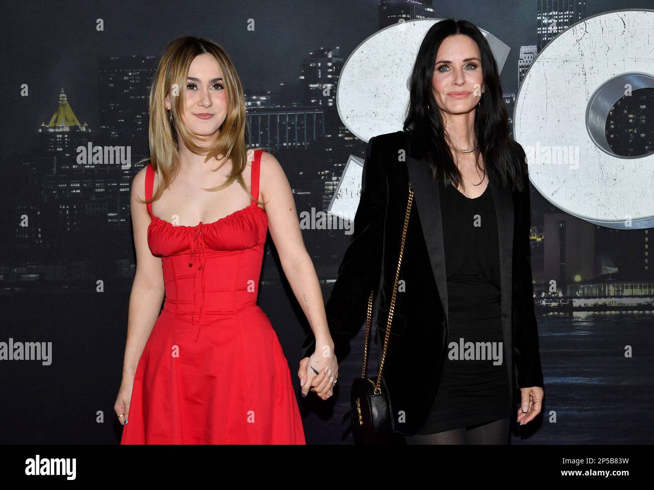 Courteney Cox, right, and Coco Arquette attend the world premiere of ...