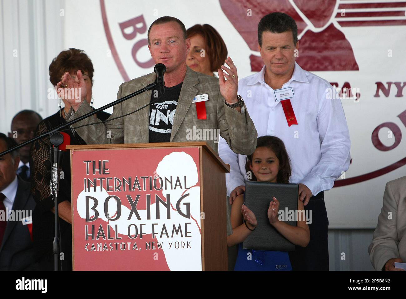 Boxer Micky Ward speaks about his friend Arturo Gatti, who was inducted ...
