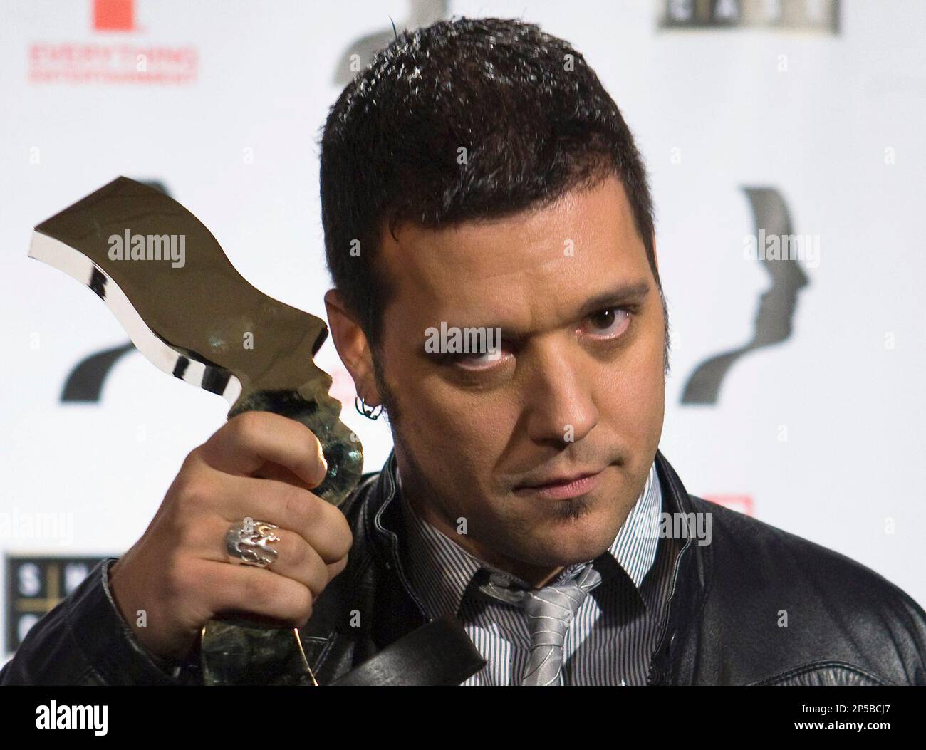 This Nov. 28, 2008 file photo, George Stroumboulopoulos poses for a ...