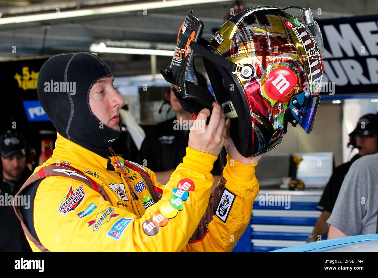 Kyle Busch during practice for the NASCAR Sprint Cup Series Coke 600 ...