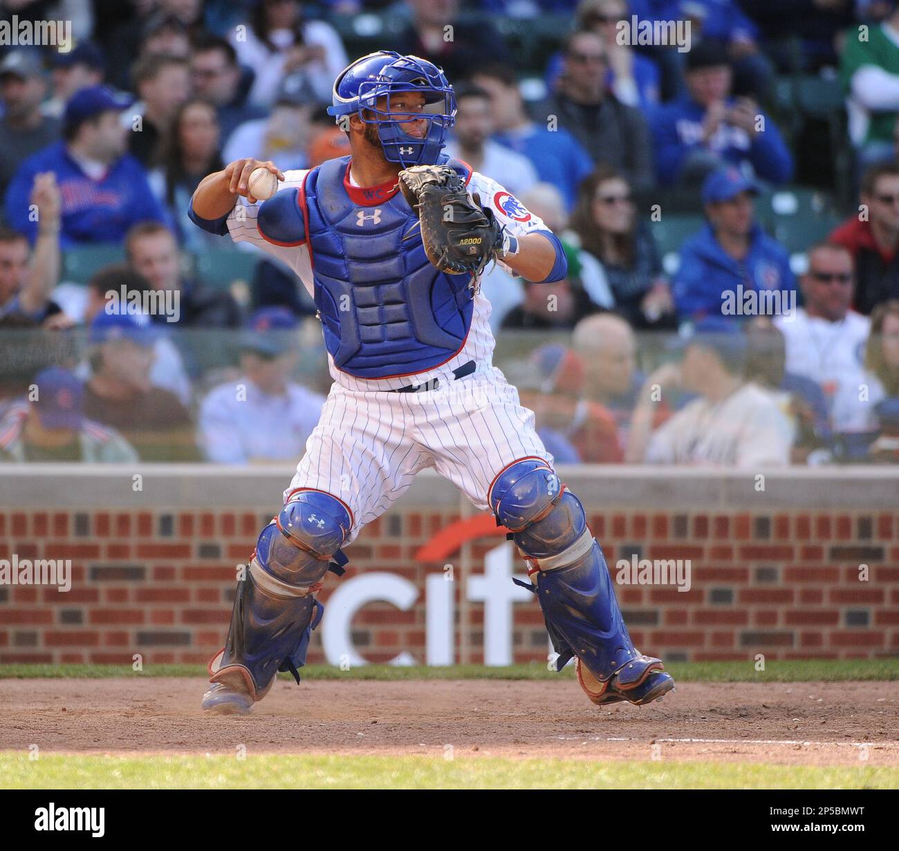 Chicago Cubs Welington Castillo (53) during a game against the ...