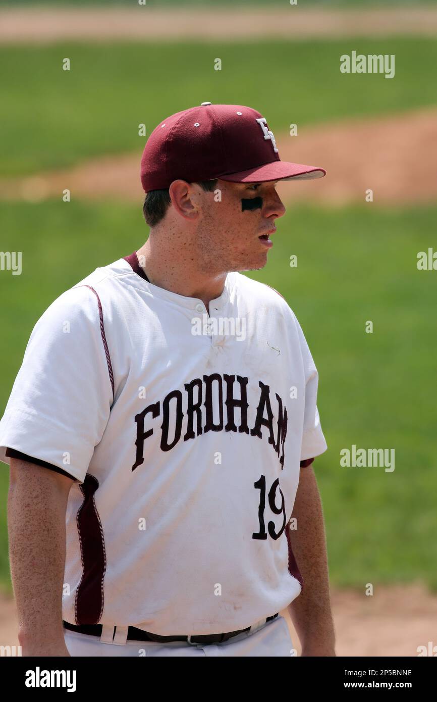 Fordham Prep Rams infielder Robbie Lynch #19 during a game against the ...