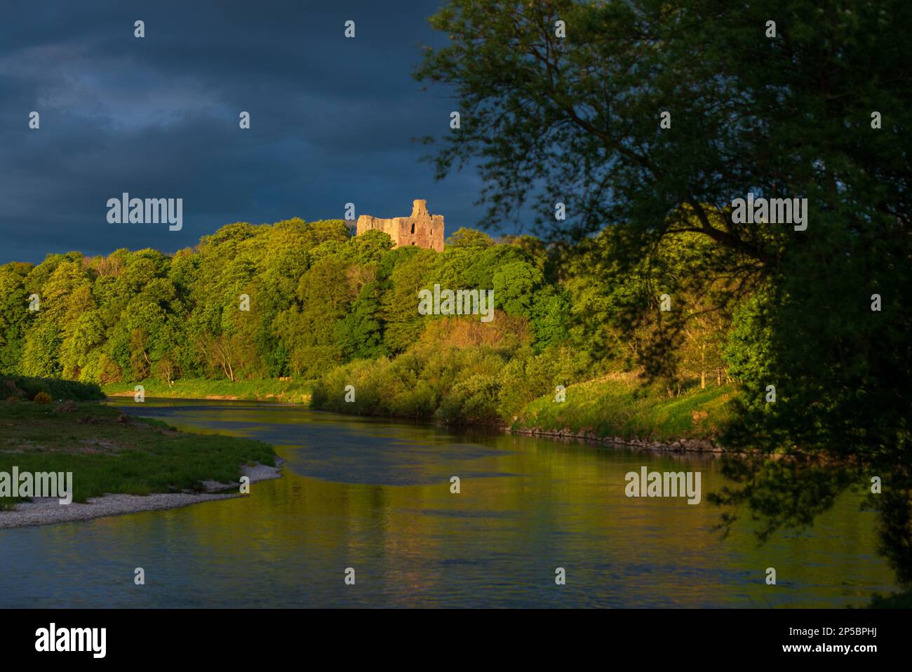 Norham Castle, Northumberland, England Stock Photo - Alamy