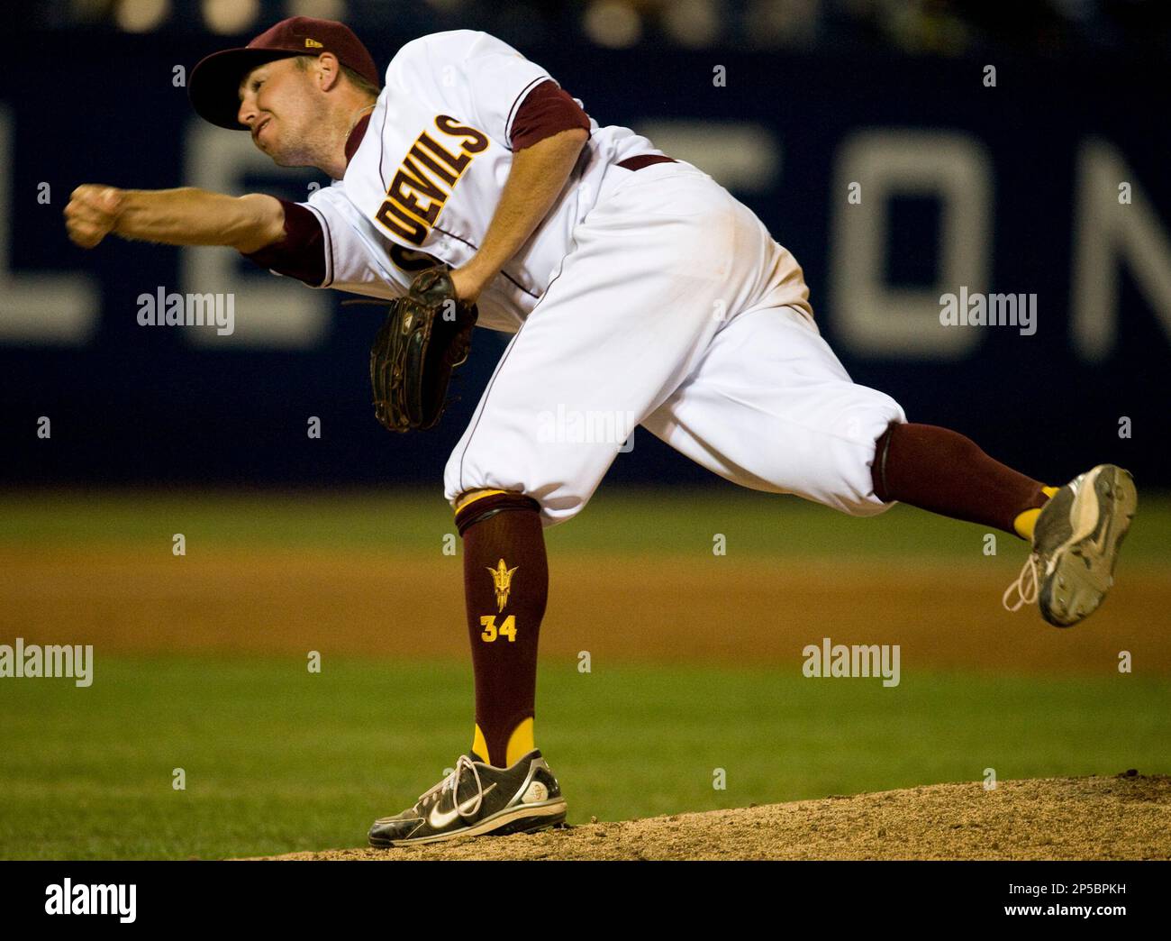 Arizona State's Josh McAllister replaces Adam McCreery in the second ...
