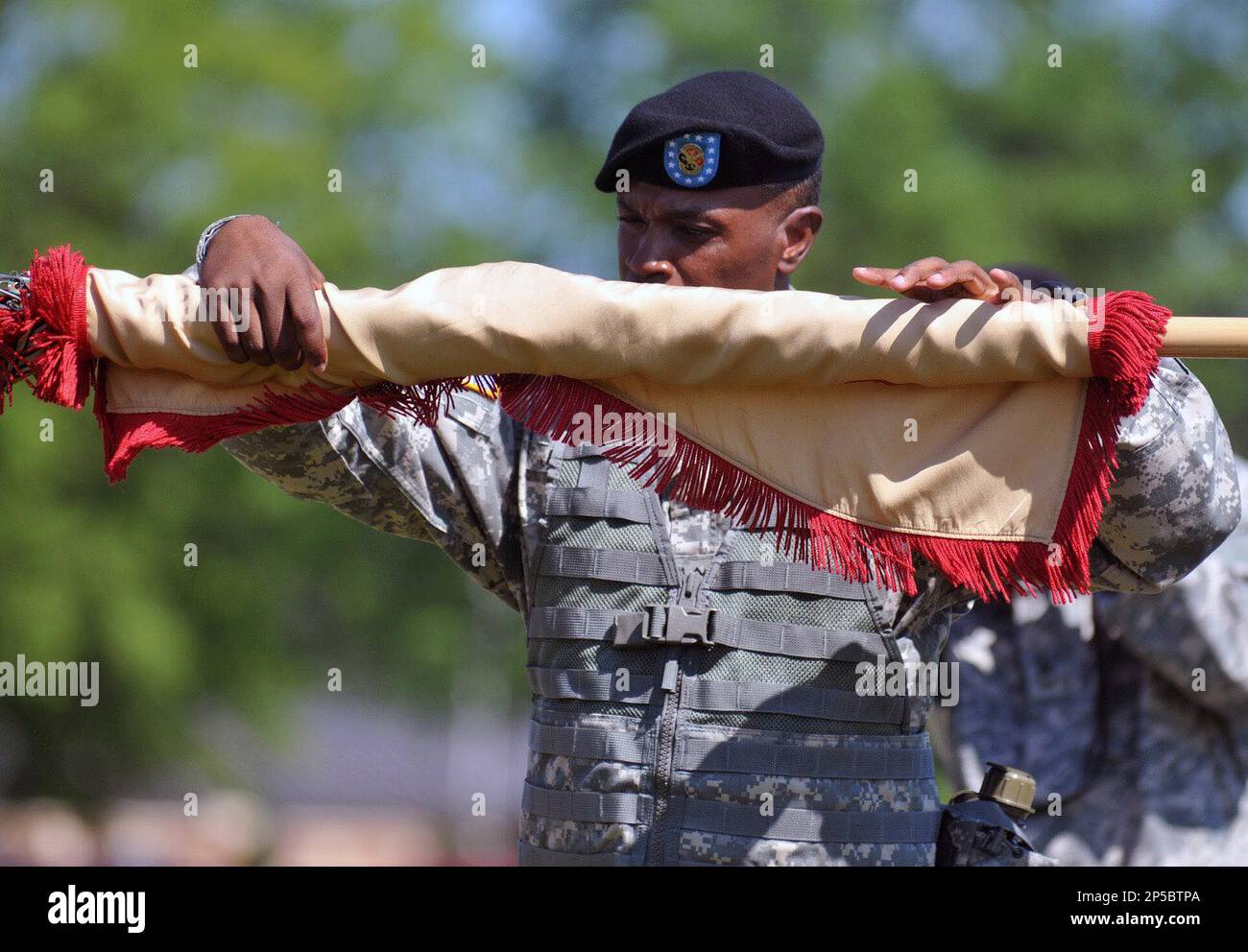 Sgt. Maj. James Jenkins III, command sergeant major for the 530th ...