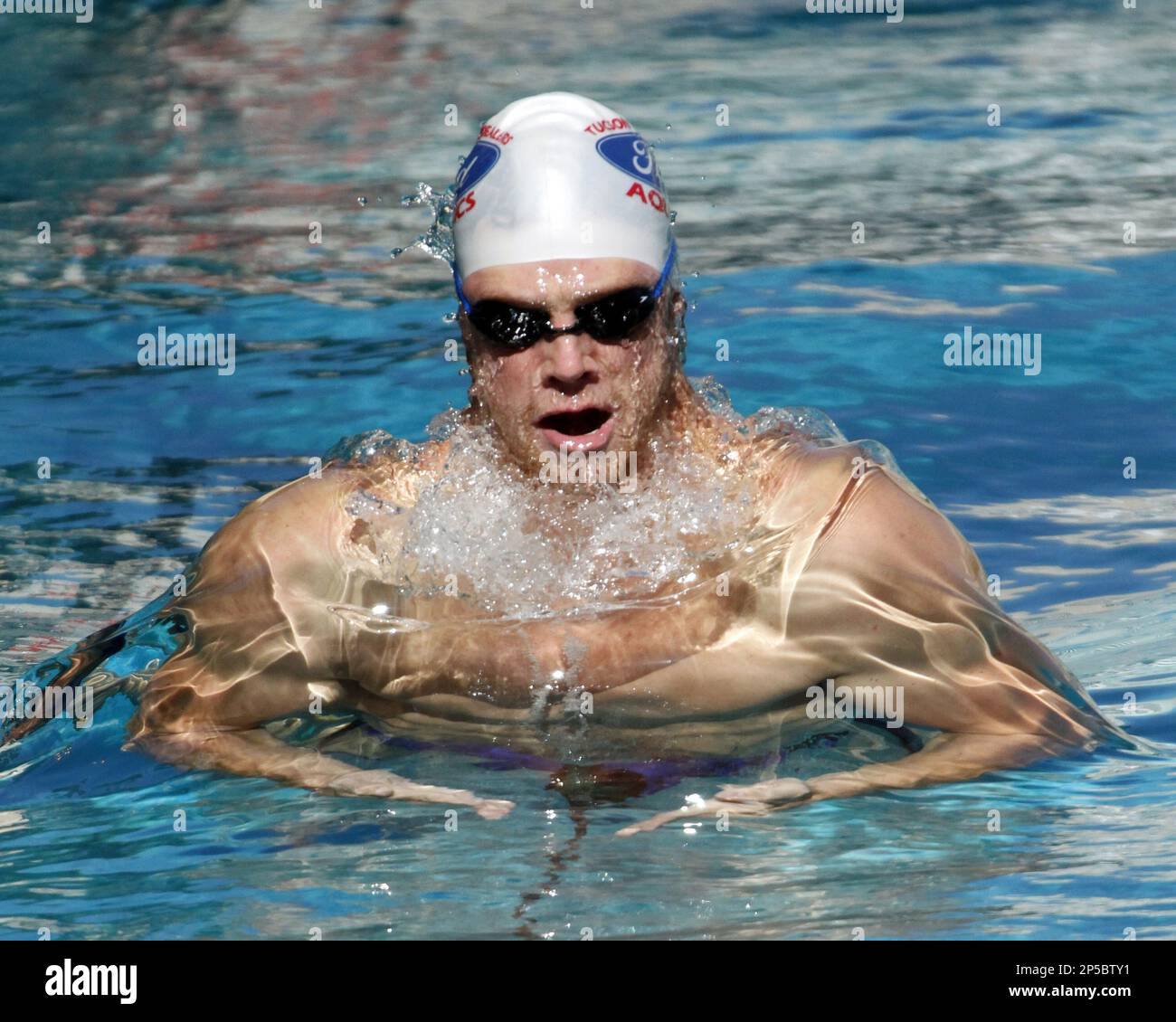 Kevin Cordes, of Tucson, Arizona, at the USA Swimming Arena Santa Clara ...