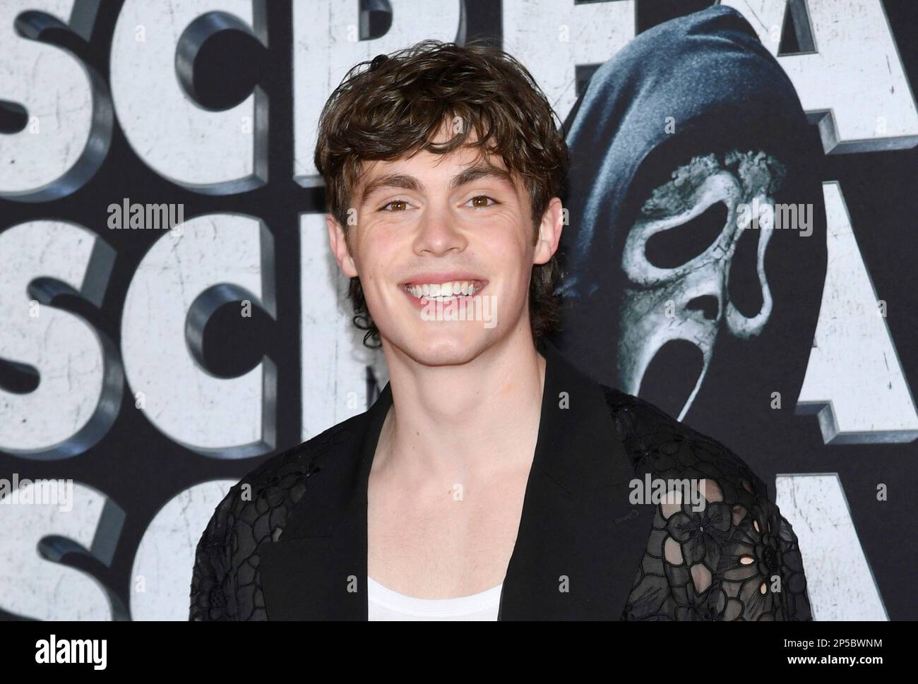 Jack Champion attends the world premiere of "Scream VI" at AMC Lincoln ...