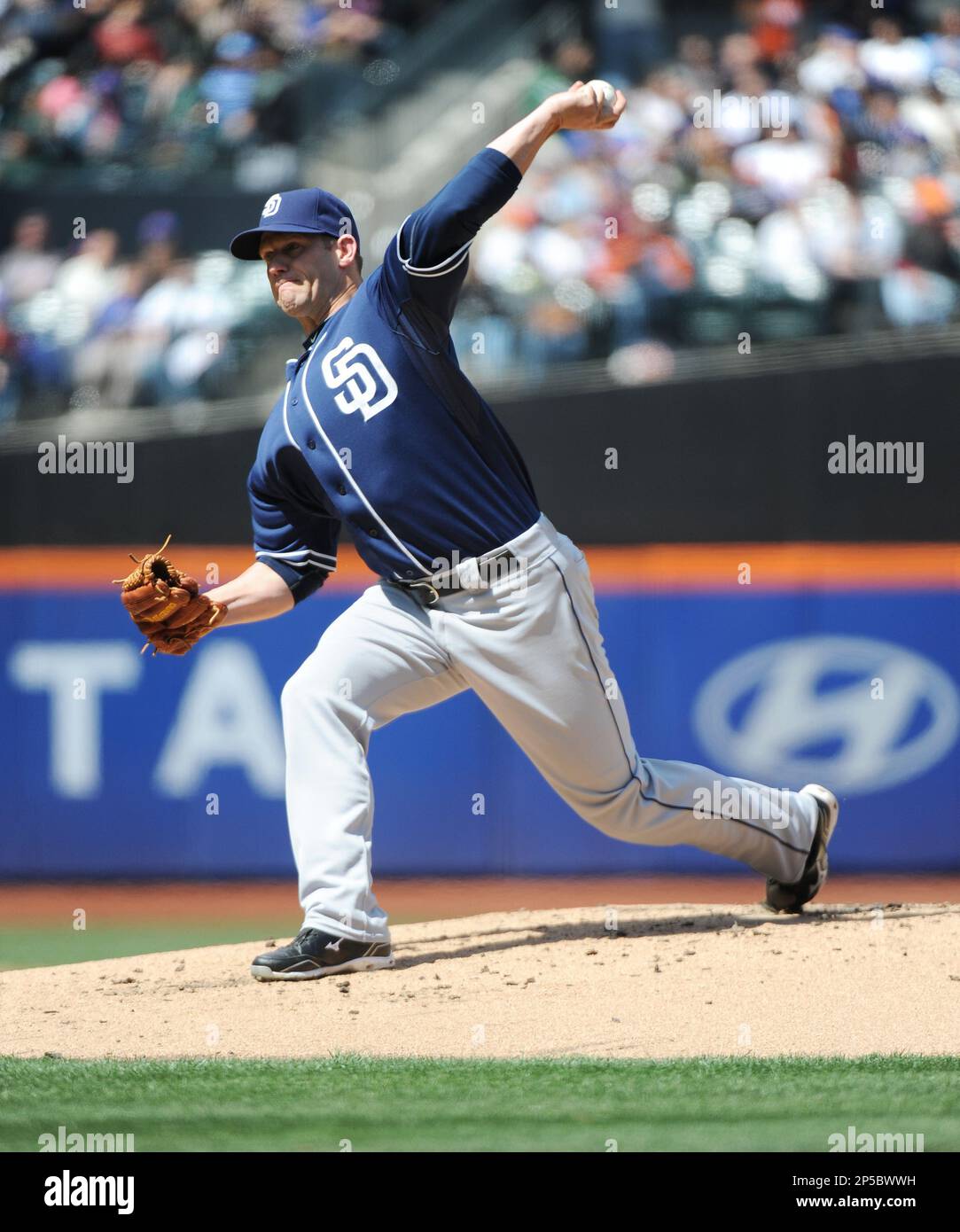 San Diego Padres pitcher Eric Stults (53) during game against the New ...