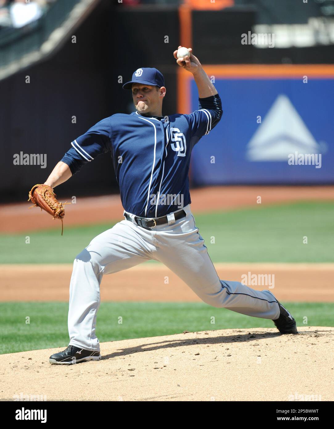 San Diego Padres pitcher Eric Stults (53) during game against the New ...