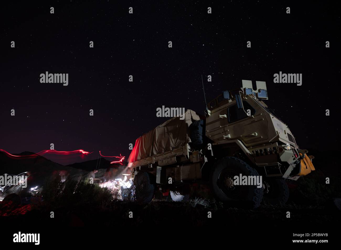 U.S. Army soldiers assigned to Task Force Wolfhound set up camp during ...