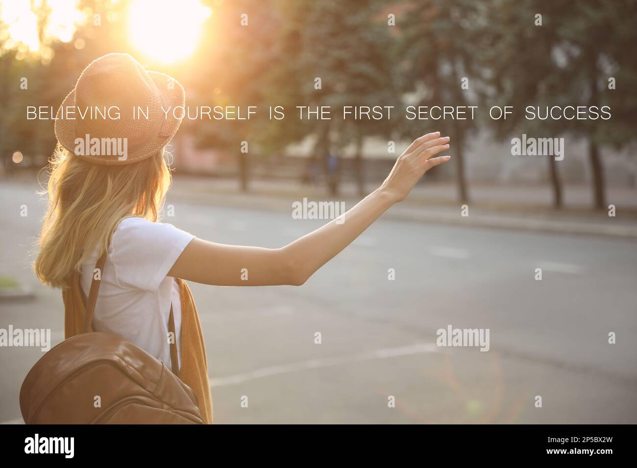 Inspirational poster quote motivational stop hi-res stock photography ...