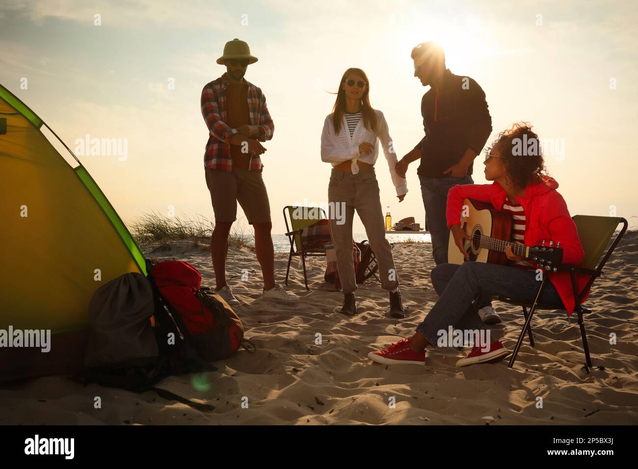 Camping party tent hi-res stock photography and images - Alamy