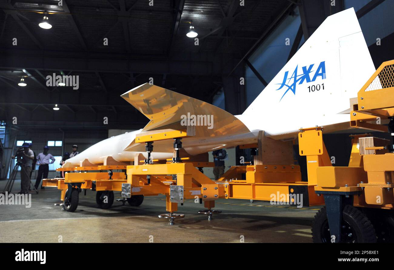 The Japan Aerospace Exploration Agency (JAXA) unveils a supersonic test ...