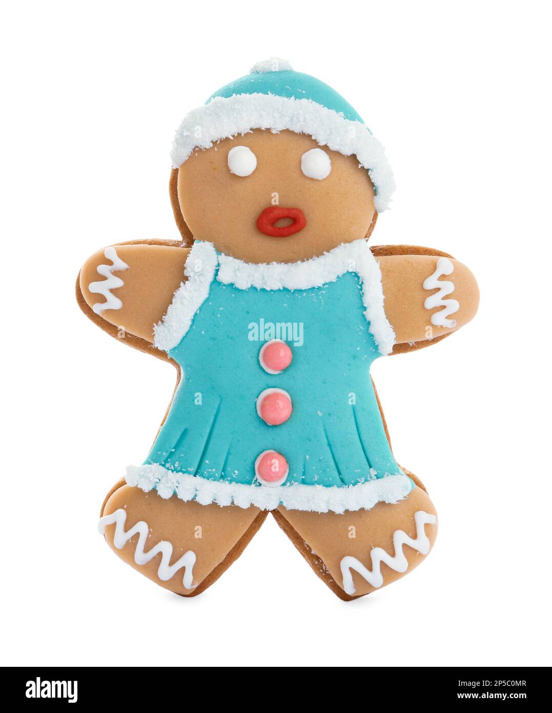 Woman baked gingerbread christmas Cut Out Stock Images & Pictures - Alamy
