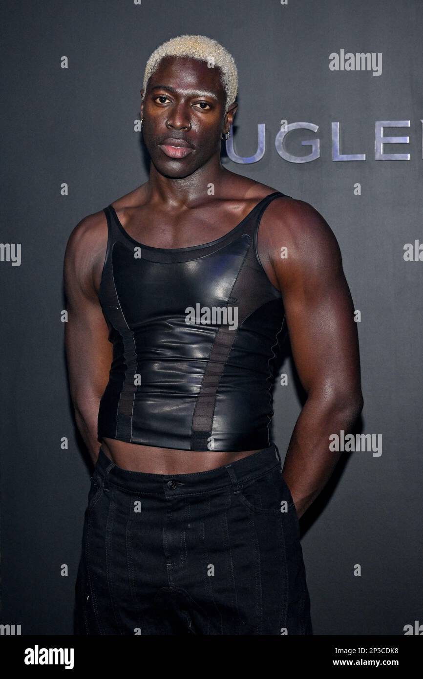 Paris, France. 07th Mar, 2023. Moses Sumney at Mugler x Hunter Schafer ...