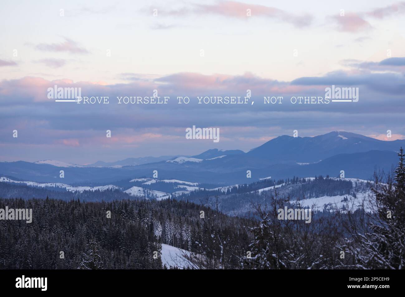 Prove Yourself To Yourself, Not Others. Motivational quote saying that ...