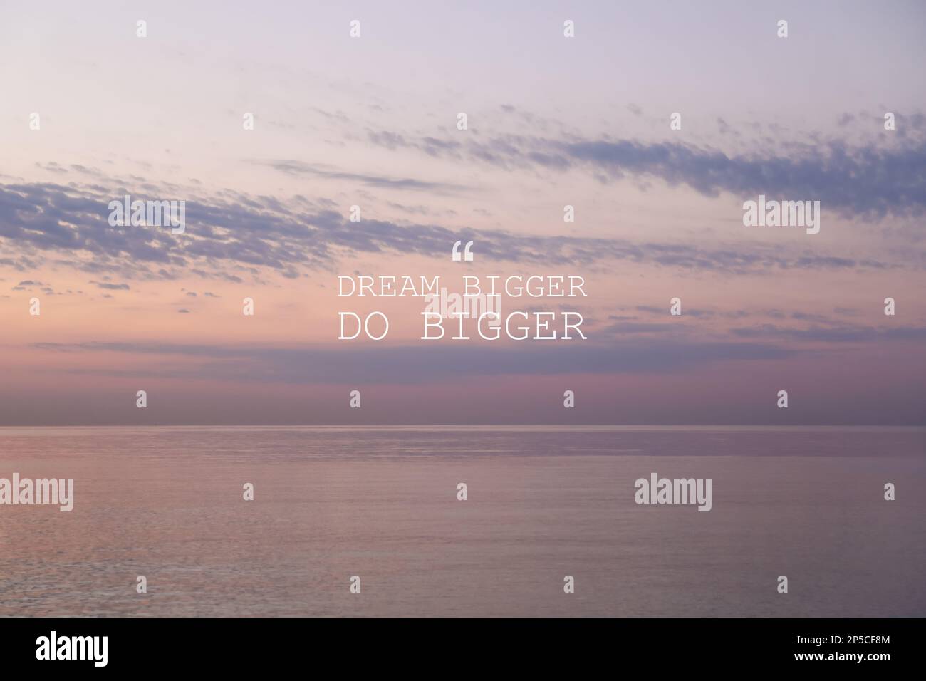 Dream Bigger Do Bigger. Inspirational quote motivating to set life ...