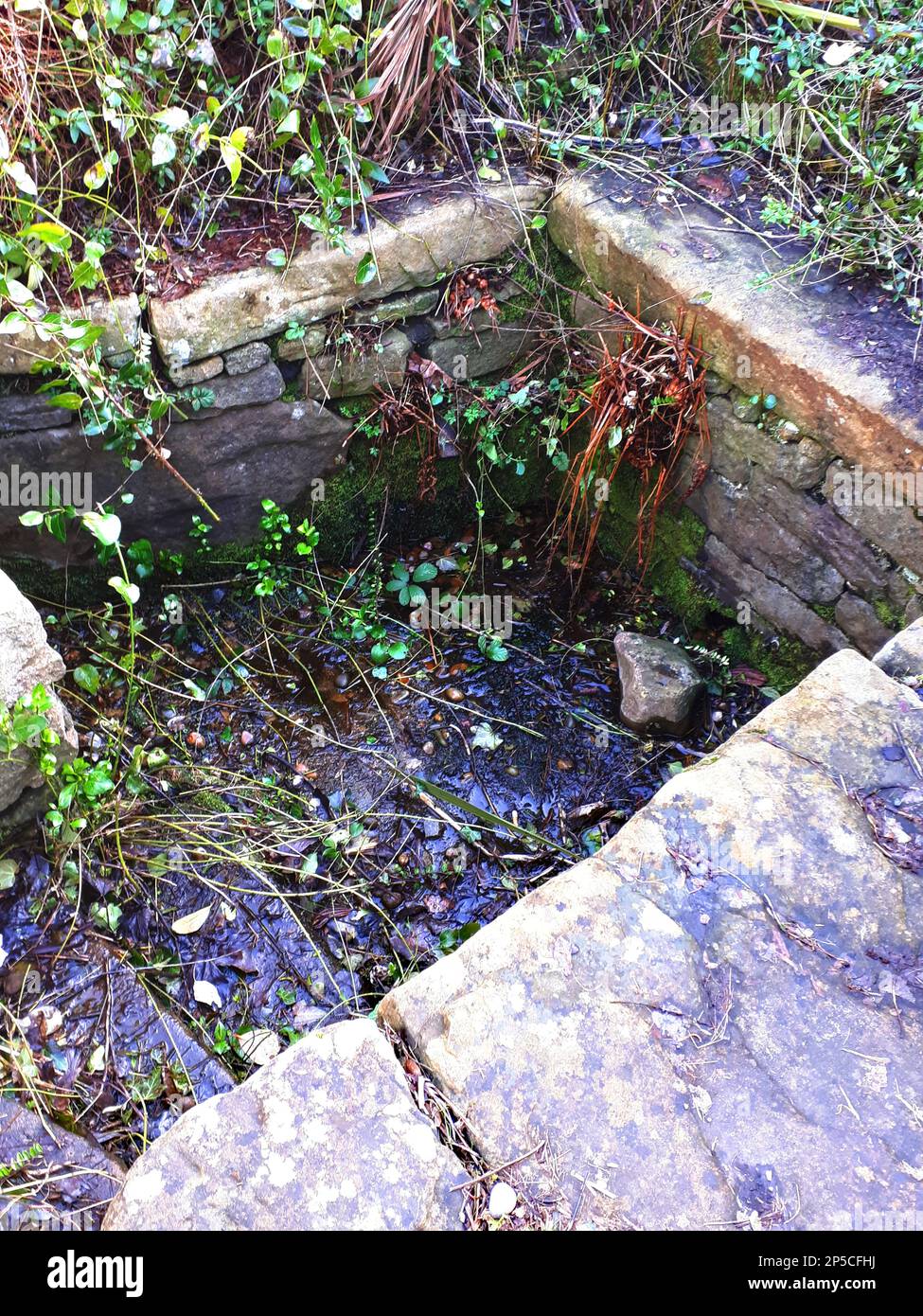 Holy Well or Jinny's Well in the small village of Salterforth on the ...