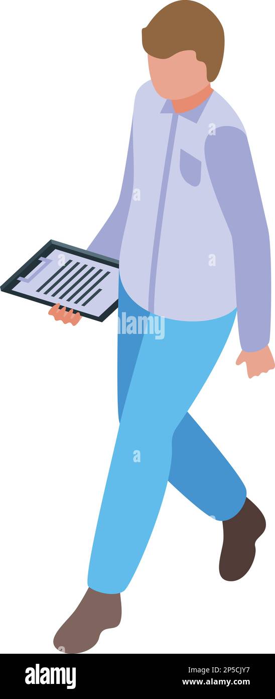 Cargo worker icon isometric vector. Truck driver. Transport lorry Stock ...